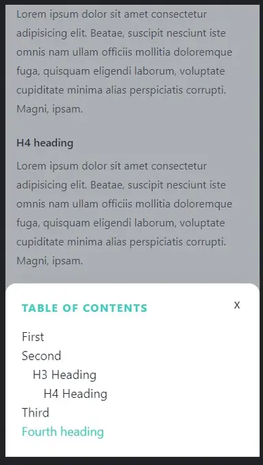 Build A Responsive React Table Of Contents Component With Daisyui 1501