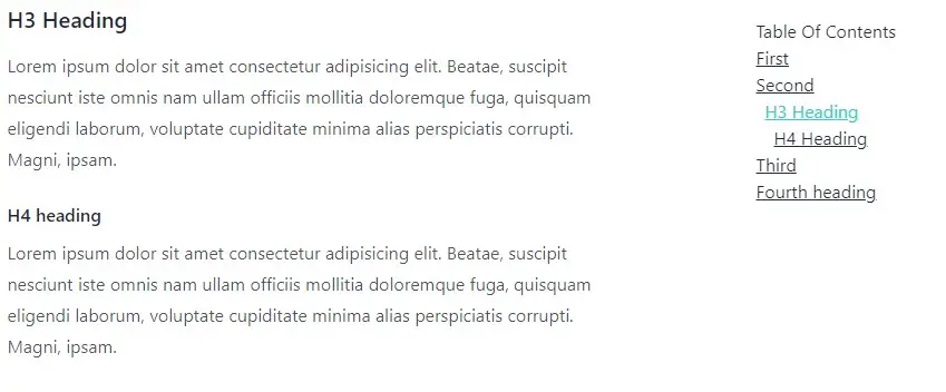 Build A Responsive React Table Of Contents Component With Daisyui